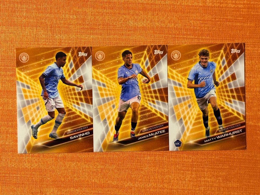 Golden Future Set x3 - Topps Manchester City Fan Set 24/25 (Neu (gemäss ...