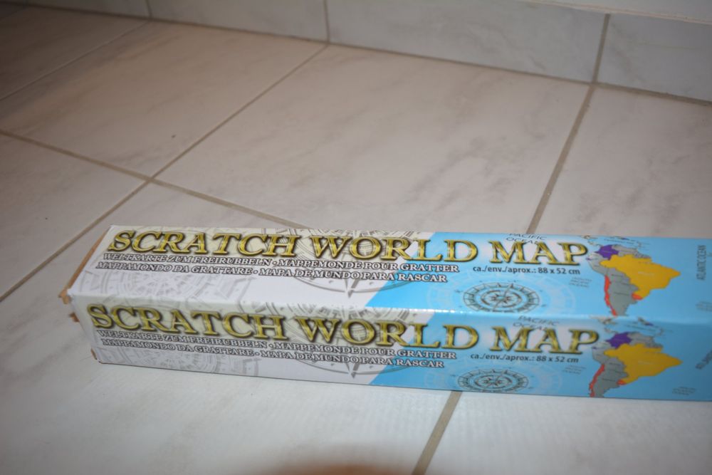 NEU Scratchmap scratch map Weltkarte karte poster bild | Kaufen auf Ricardo