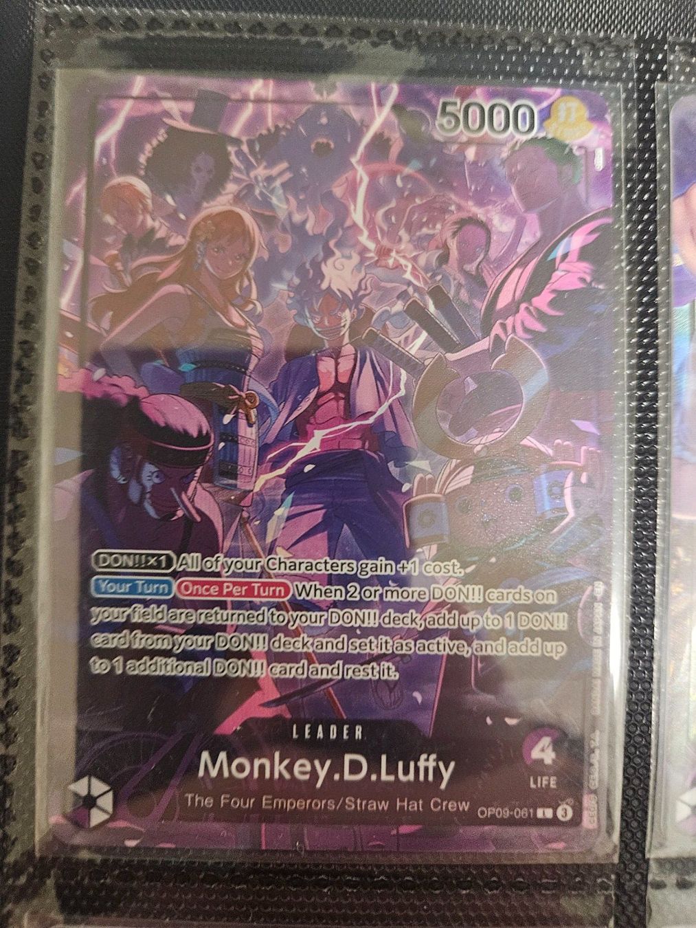 One Piece Card Game Luffy OP09-061 2nd english anniversary (Gebraucht ...