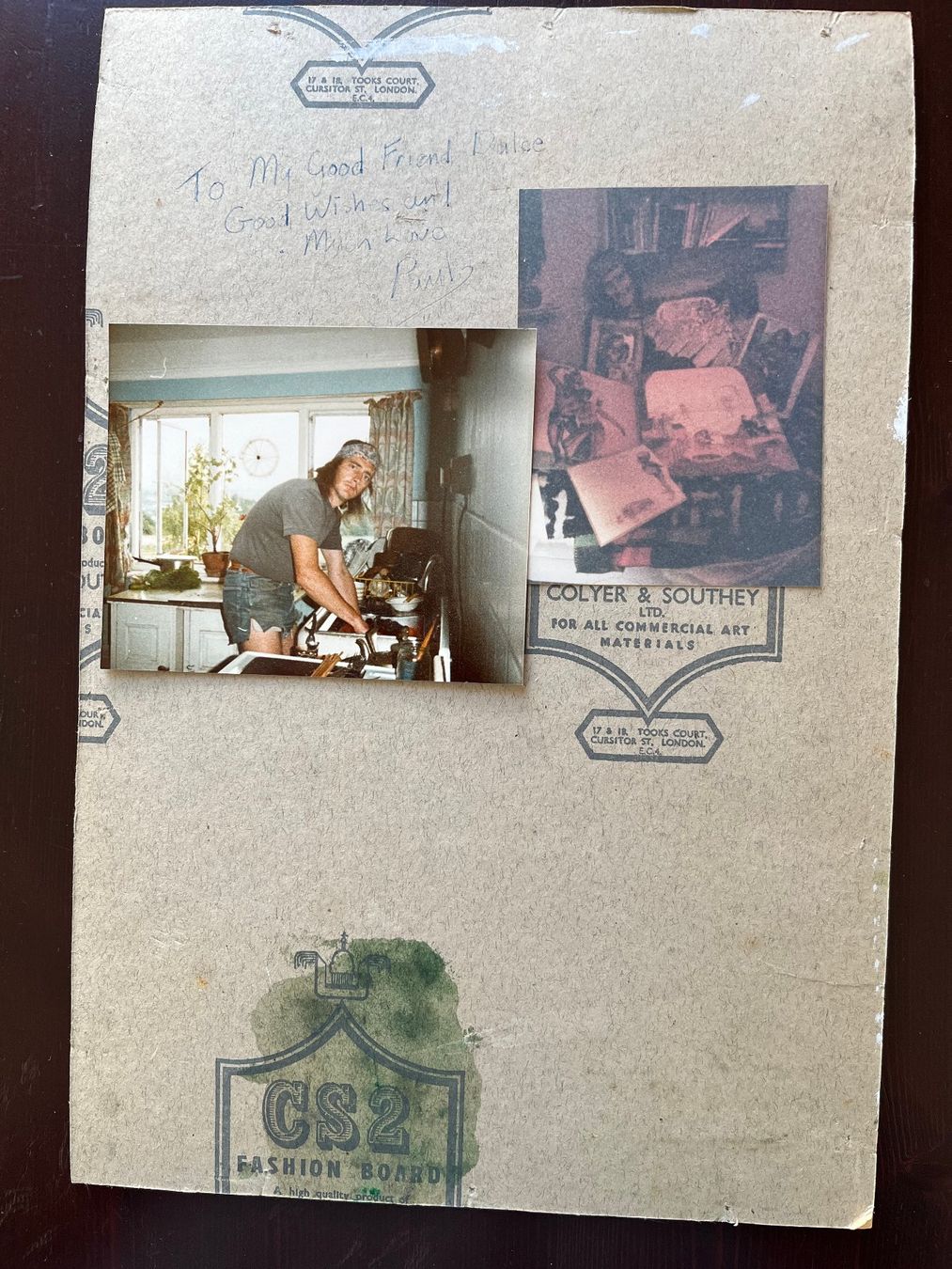 Tableau peinture sur carton de John Dylan Jones – 1981 (Gebraucht) in ...