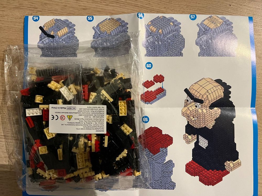 Gargamel aus Klemmbausteinen (ähnlich wie Lego) | Kaufen auf Ricardo