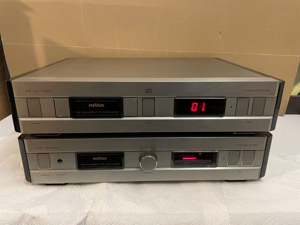 Revox H5 Vollverstärker + Revoxs H2 CD Player | Acheter sur Ricardo