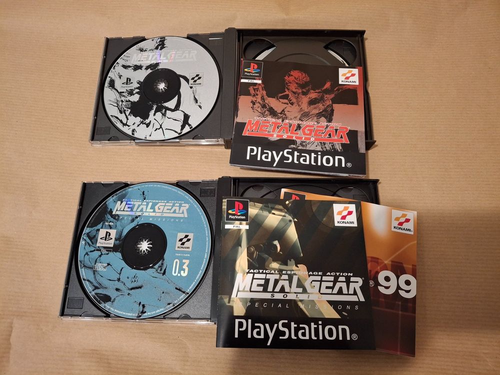 Metal Gear Solid Sammlung inkl. 1 + Special Missions PS1 (Gebraucht) in ...