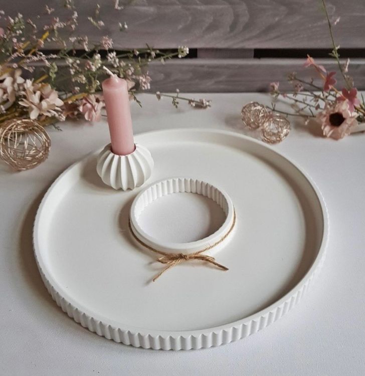 Giessform Silikonform Tablett Ring 25 cm | Kaufen auf Ricardo