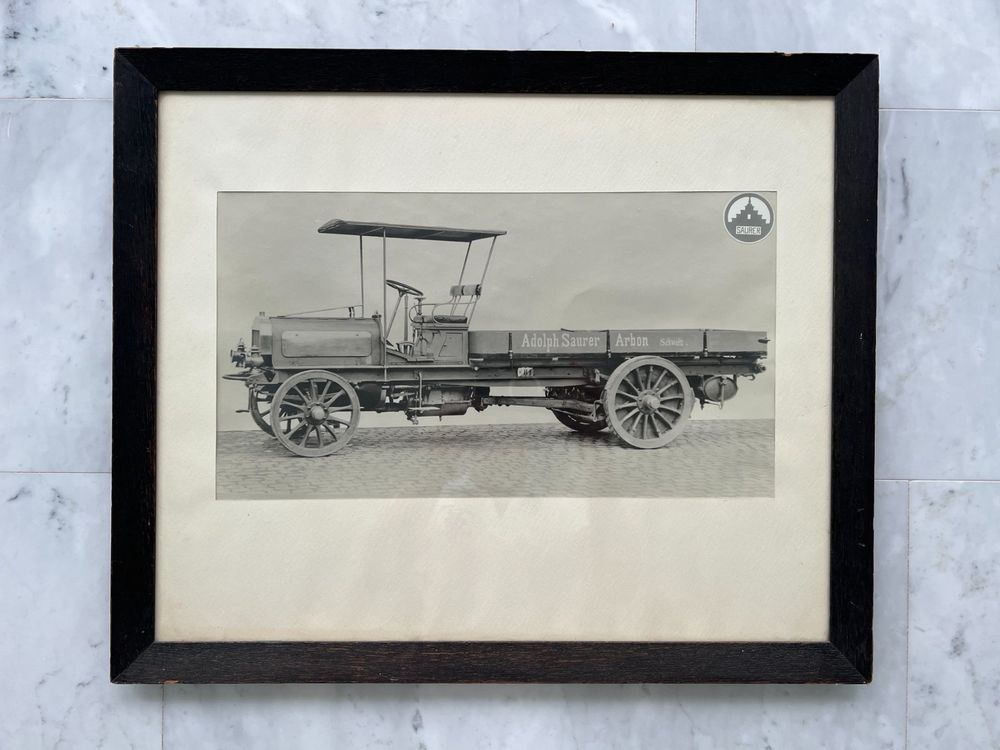 Alter Saurer Oldtimer Foto Rahmen aus Saurer Restbestand (Gebraucht) in ...