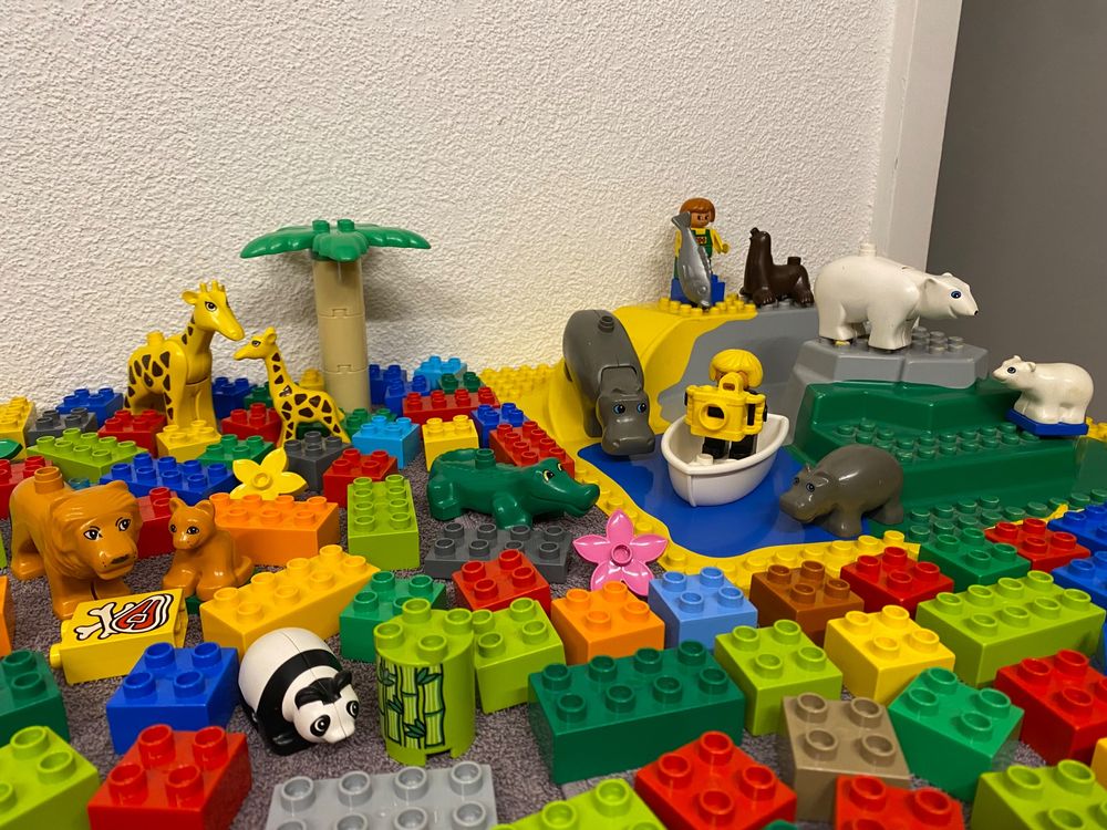 Grosser Lego Duplo Zoo mit 3D Platte & über 100 Teile! | Kaufen auf Ricardo