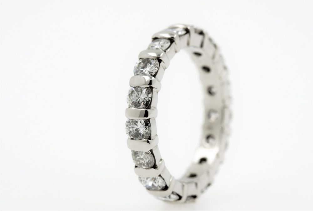 Alliance Ring mit 17 Brillanten ca. 2.34ct 18K Gr. 52 *S4050 (Gebraucht ...