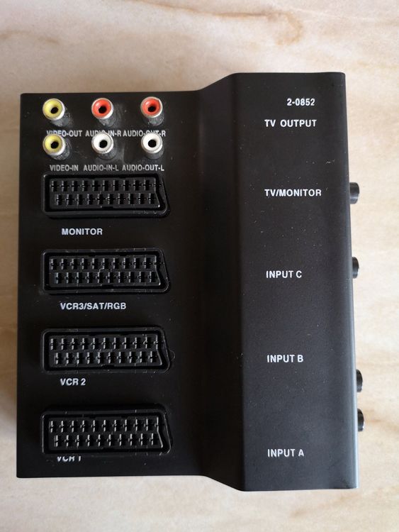 Scart-Schaltbox für TV/Video (Gebraucht) in Herisau für CHF 20 – mit ...