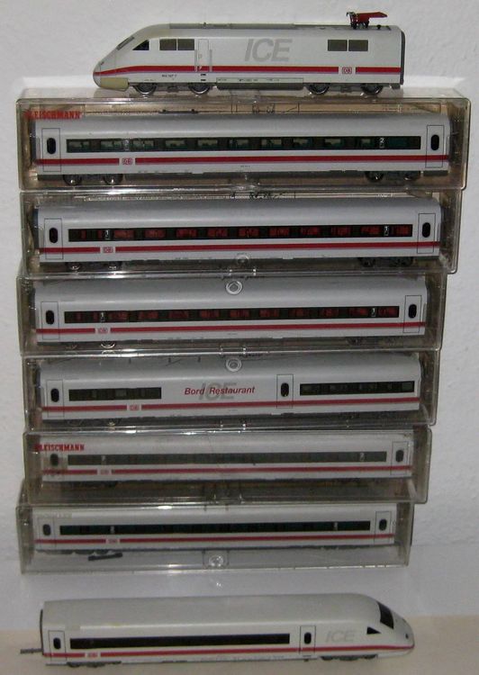 Fleischmann ICE 2 Set mit 6 Wagen, DB, Ep.V, Gleichstrom (Gebraucht) in ...