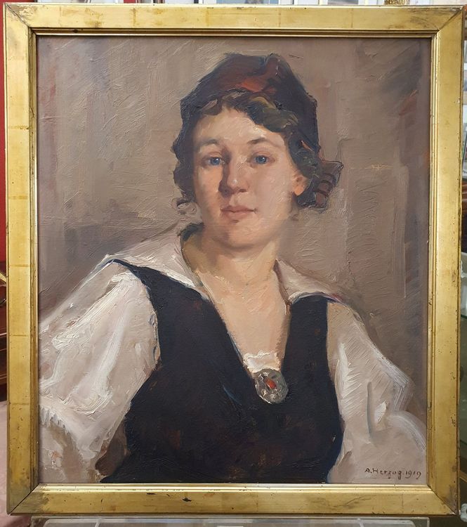 August HERZOG (1885-1959) – Schweizer Kunst, dat. 1919 (Gebraucht) in Luzern für CHF 305 – mit ...