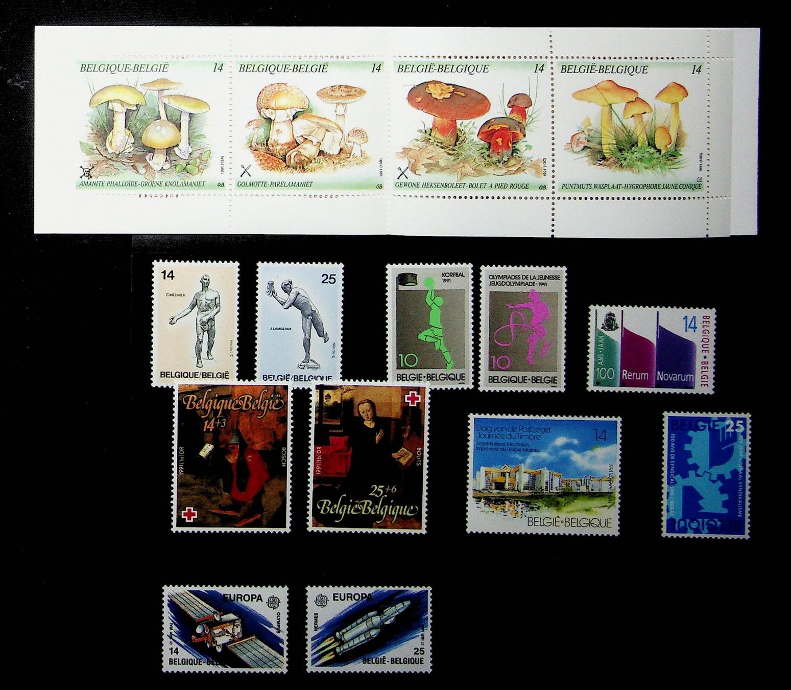 EUROPE BELGIQUE BEAUX TIMBRES NEUFS** 1991. COTE 16.80/ JA54 (Neuf ...