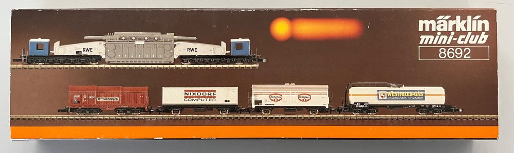 Märklin 8692 Spur Z Wagen-Set Güterwagen (Neu und originalverpackt) in ...