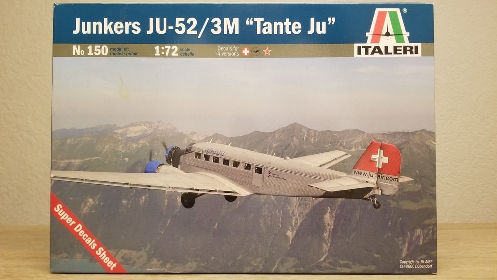 Italeri No150 Junkers JU-52/3m "Tante Ju" (Neu und originalverpackt) in Schwadernau für CHF 27.9 ...