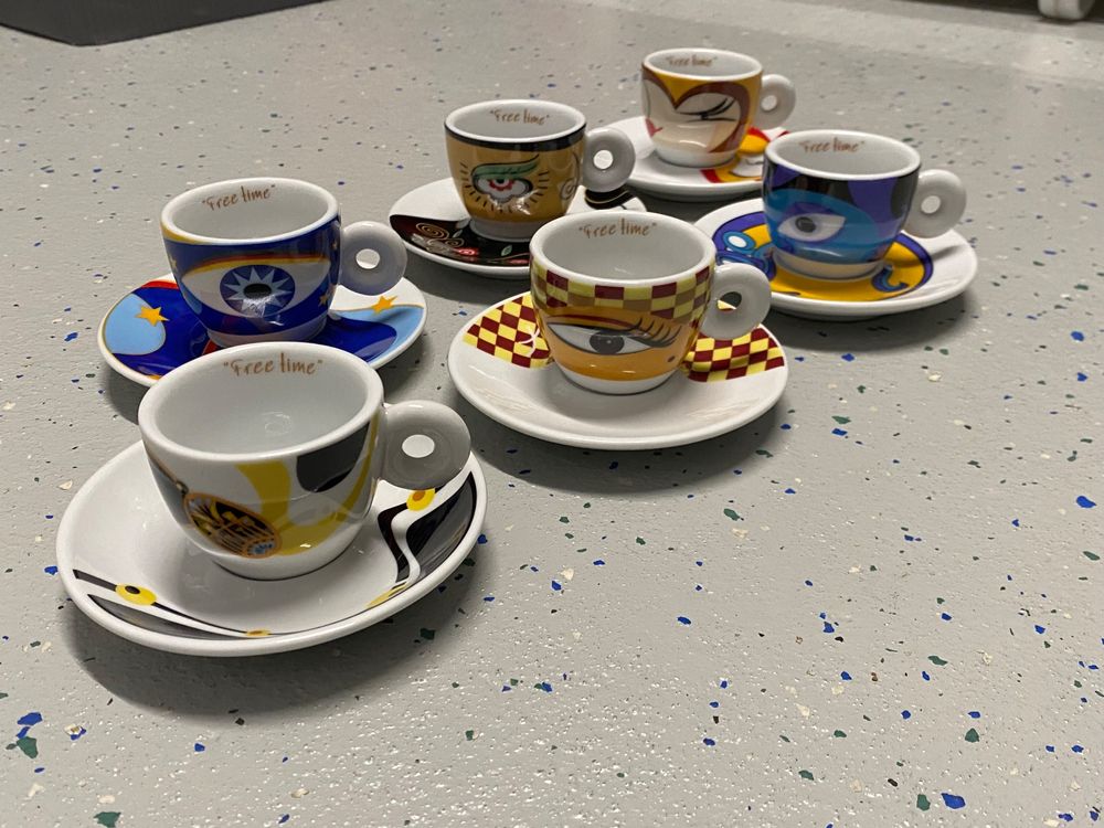 Designer Espresso Tassen 6er Set (Neu (gemäss Beschreibung)) in ...
