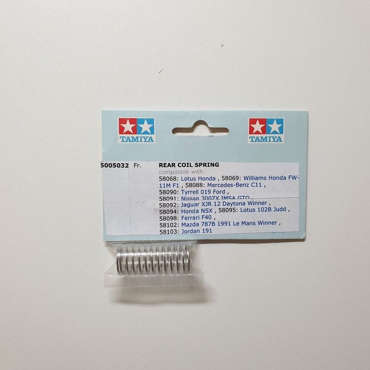 Tamiya 5005032 rear coil spring 58068 58069 58088 58090 (Neu (gemäss ...
