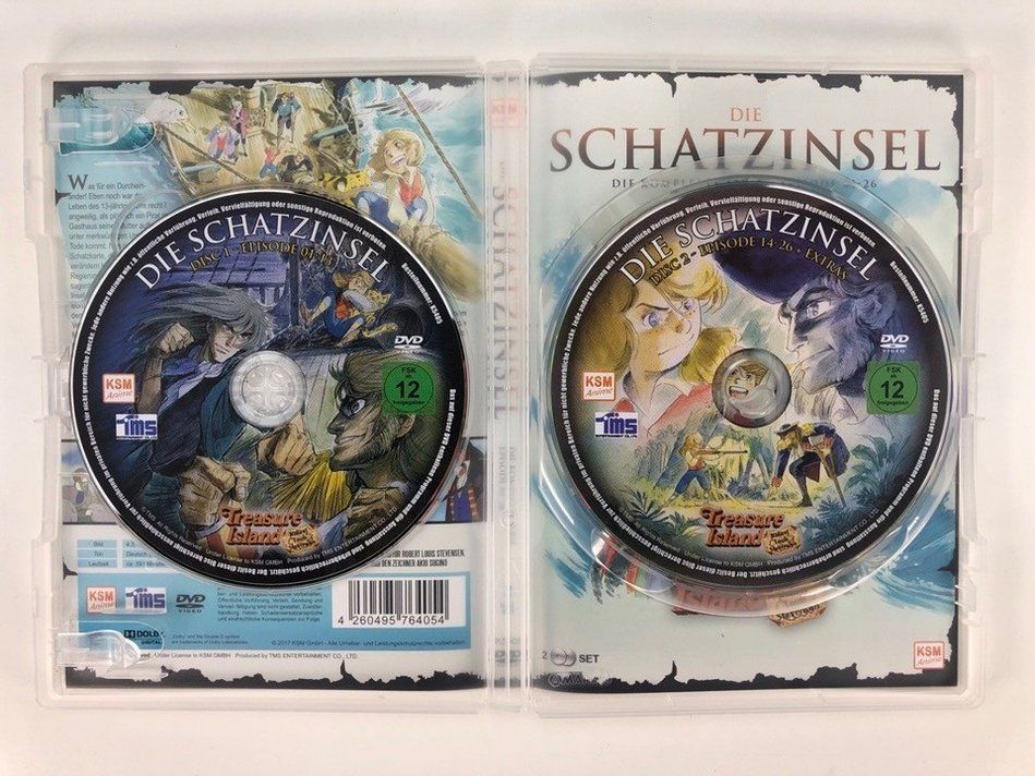 Die Schatzinsel - Komplette Anime Serie auf DVD! Deutsch (Gebraucht) in ...