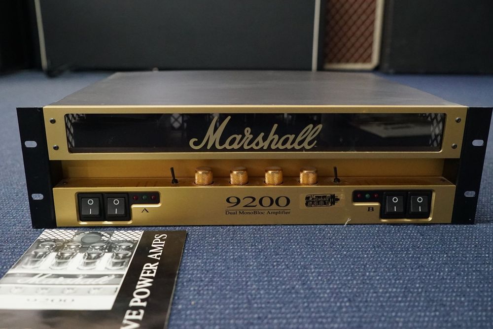 Marshall 9200 Dual MonoBloc All Tube Amp 2x100watt (D'occasion) à ...
