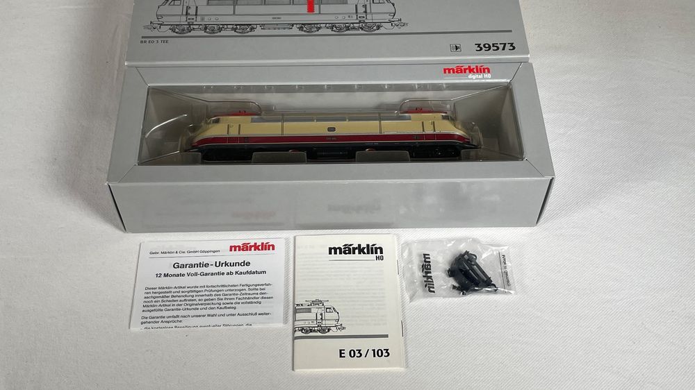 Märklin 39573 - DB BR E03 TEE Digital fx mit Sound - NEU (Neu und ...