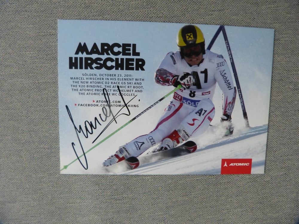 Autogrammkarte Marcel Hirscher | Kaufen auf Ricardo
