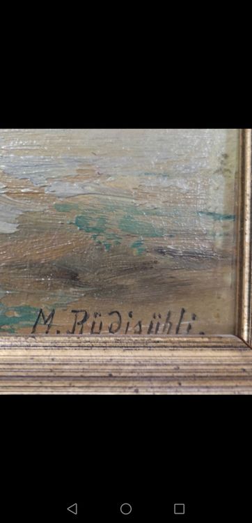 Ölgemälde des Malers Rüdisühli (Gebraucht) in Conthey für CHF 390 – mit Lieferung auf Ricardo kaufen