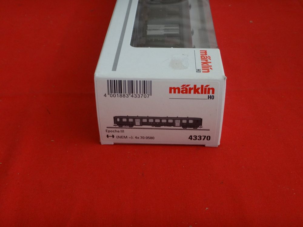 Märklin : Leichtstahlwagen 43370 (Neu und originalverpackt) in Märwil ...