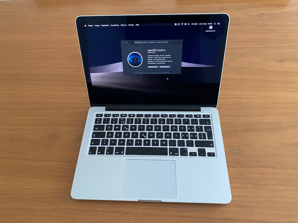 MacBook Pro 13.3" Retina, 8 GB RM, 256 GB SSD (Late 2012) | Kaufen auf ...