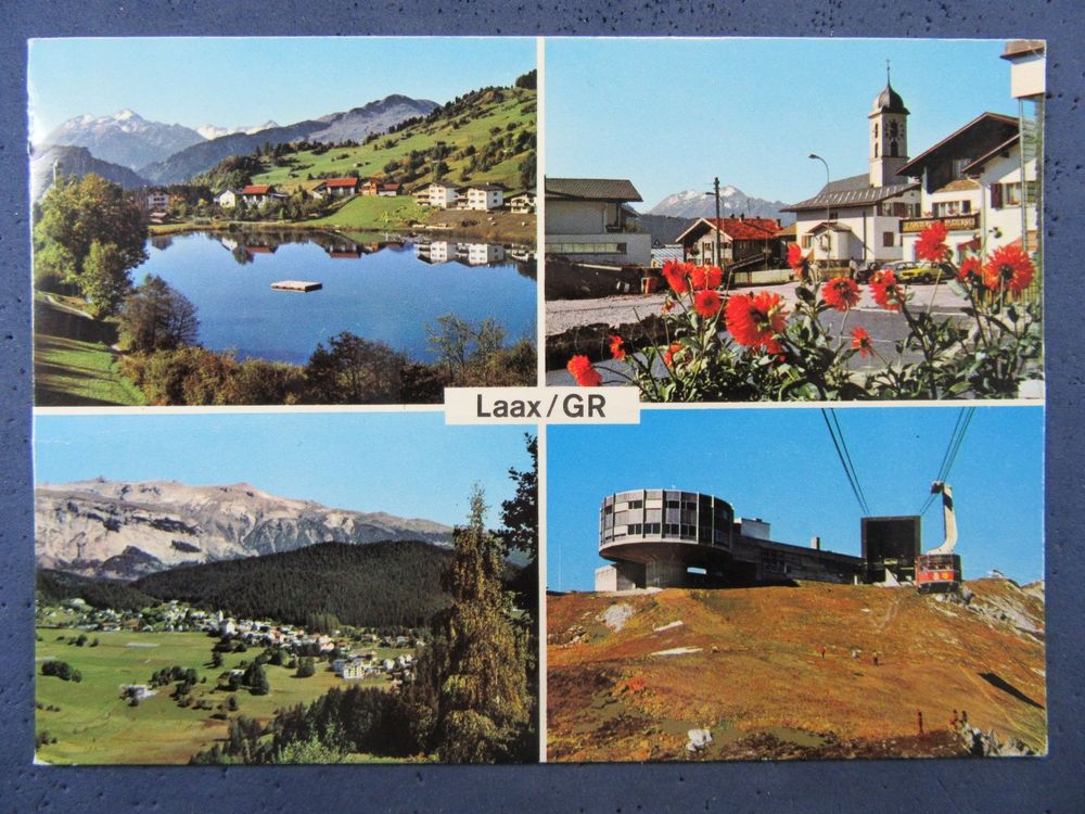 AK LAAX GR DORF BERGSTATION LUFTSEILBAHN BESTOSSEN (Gebraucht) in Ettingen für CHF 0.95 – mit ...