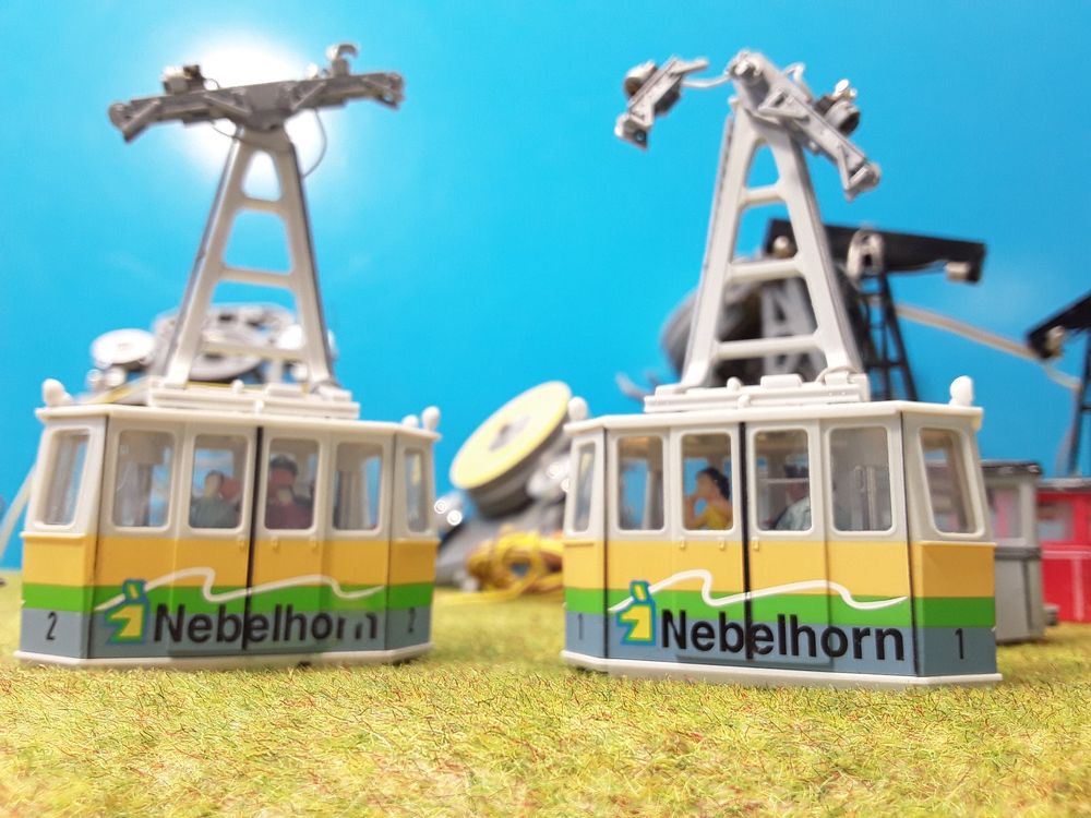 Brawa 6340 _ Nebelhornbahn _ Gondelbahn _ Seilbahn _ Spur H0 (Defekt ...