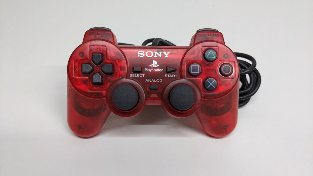 Original PlayStation 2 Controller, rot-transparent | Kaufen auf Ricardo