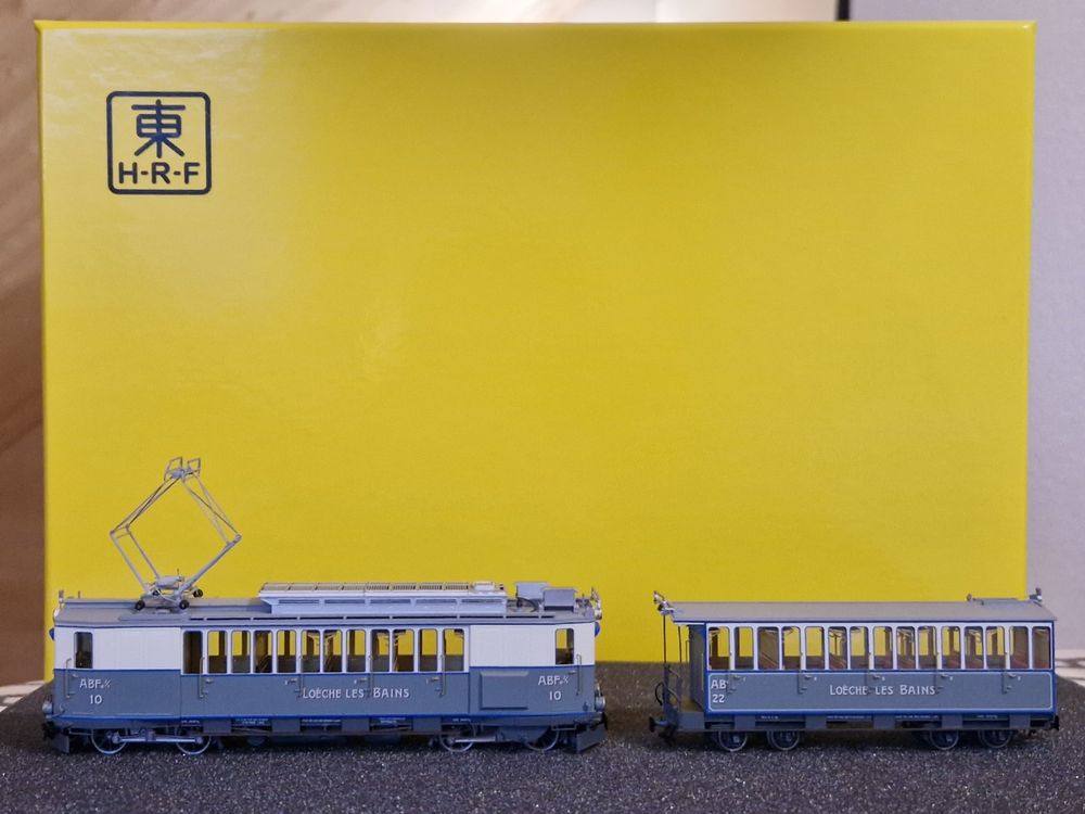 HRF 1861-1 LLB ABFe 2/4 10 Leuk-Leukerbad-Bahn Set H0m (Neu (gemäss ...