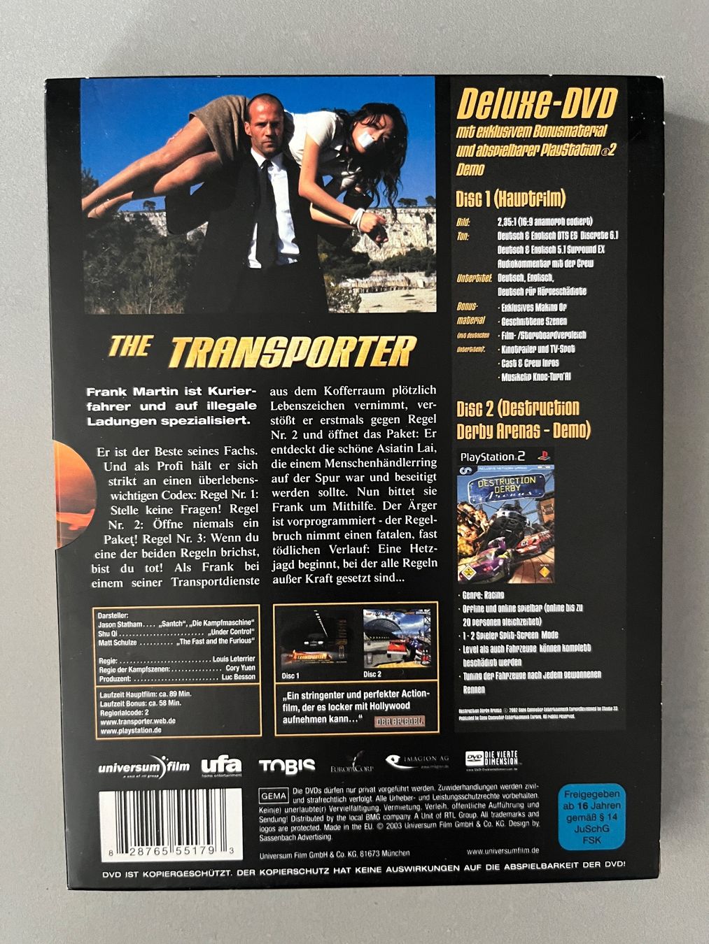 The Transporter (2003) DVD 📀 - Special Edition (Neu (gemäss ...
