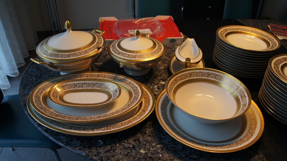 Luxus Tafelservice 12 Personen Vintage Bilder