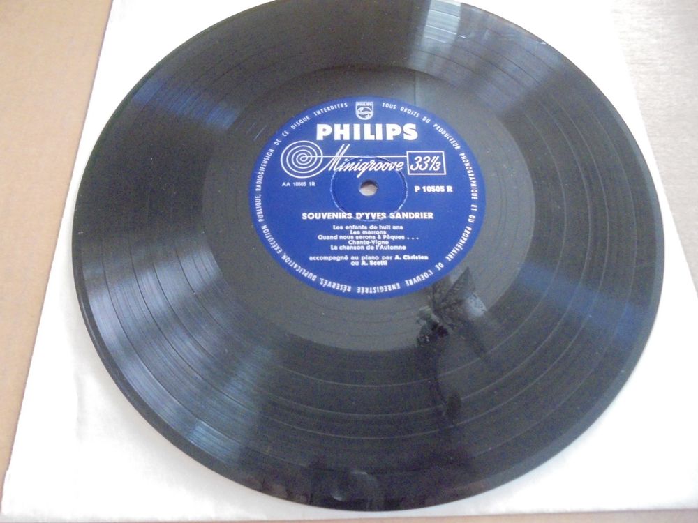 Yves SANDRIER " Souvenirs " 10'' ( 25 cm ) 1957 (Gebraucht) in Crissier ...