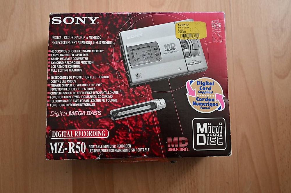 Sony Mini-Disc Player und Recorder MZ-R50 mit viel Zubehör | Kaufen auf ...