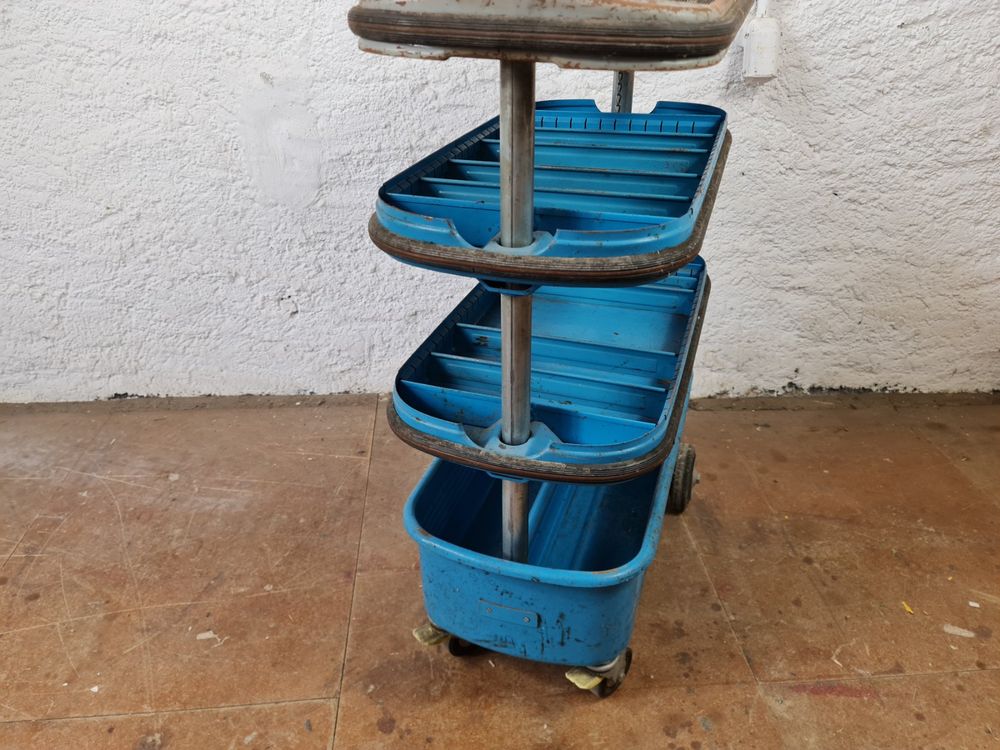 Mid-Century Hazet Assistent Werkstattwagen Bar Servierwagen | Kaufen auf Ricardo