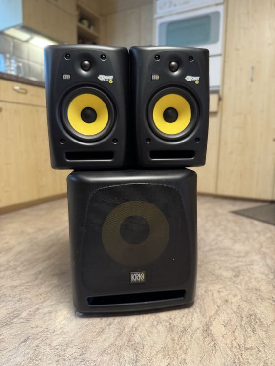 KRK Rokit 6 G2 Studiomonitor Set + Subwoofer KRK 10S | Kaufen auf Ricardo
