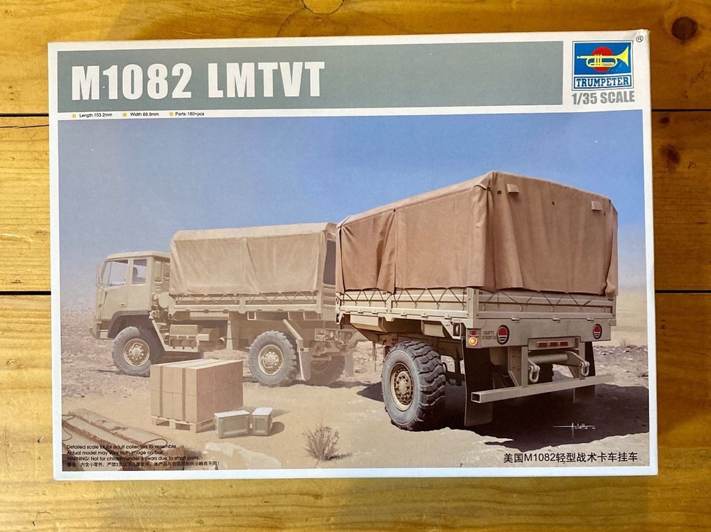 1:35 Trumpeter M1082 LMTVT Army Trailer, Anhänger *NEU* | Kaufen auf ...