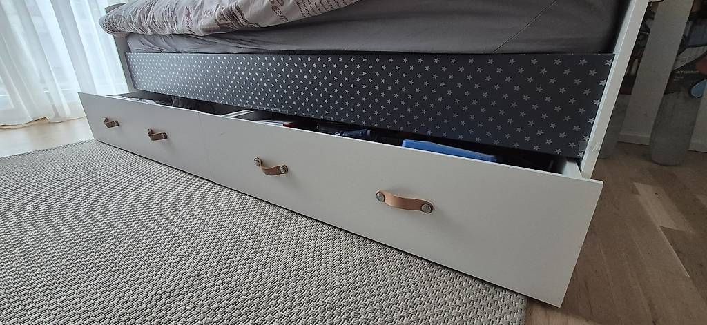 Lit enfant rangements, lattes, matelas et surmatelas (D'occasion) à ...