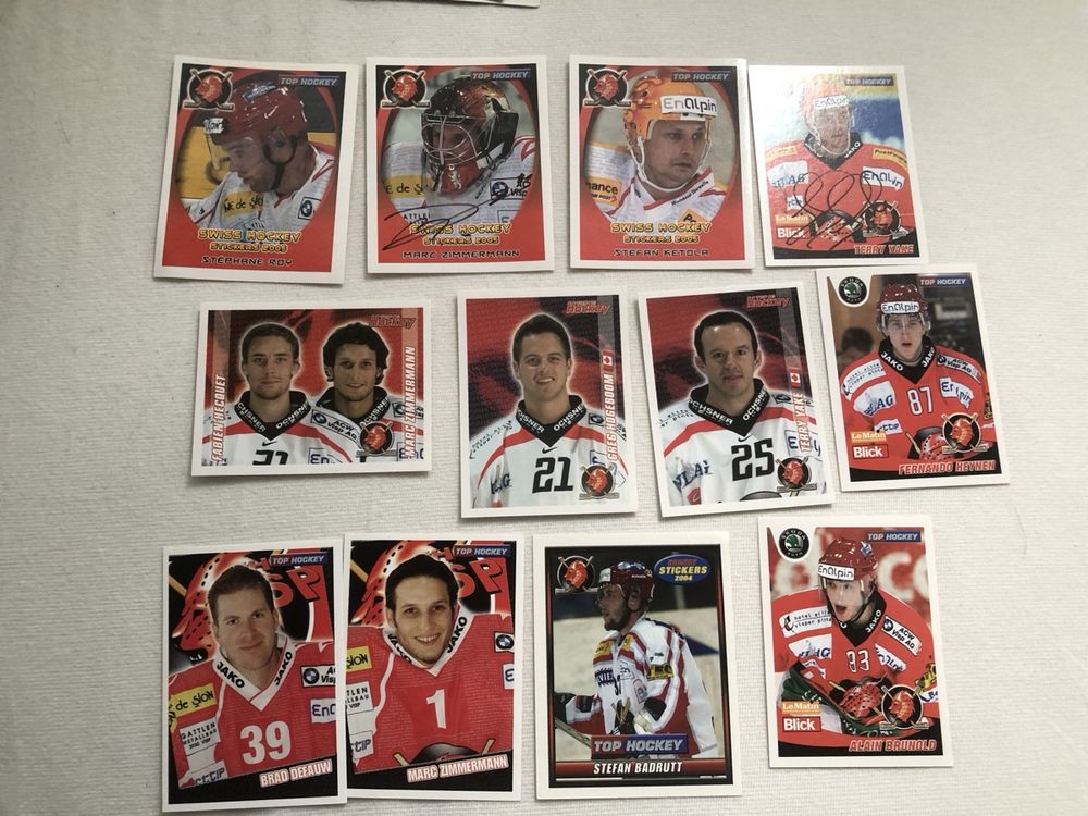EHC Visp Hockey Card Sticker signiert | Kaufen auf Ricardo