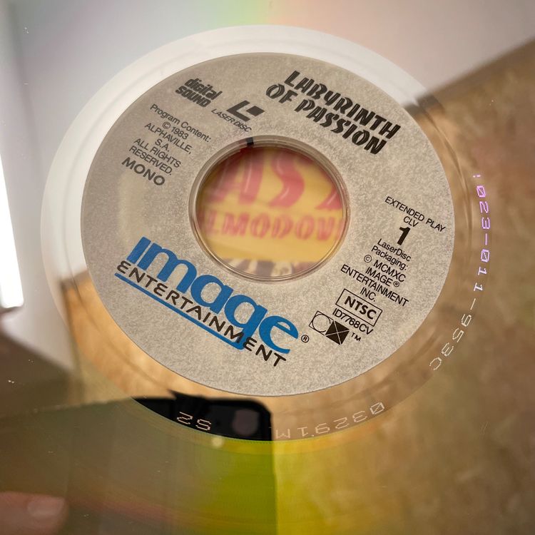 Labyrinth Of Passion - LASER DISC - Englisch Orig. (Gebraucht) in Stans ...