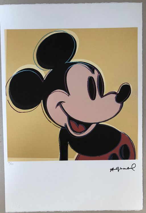 Andy Warhol: Mickey Mouse 73/100 | Kaufen auf Ricardo