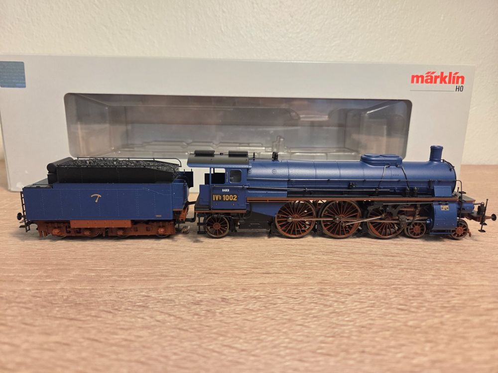 Märklin 39021 Dampflok IVh 1002 Baden Digital Mfx Sound H0 (Neuf avec ...
