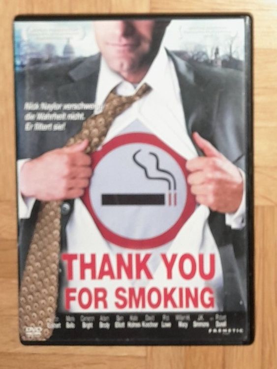 Thank You For Smoking - DVD (Gebraucht) in Steffisburg für CHF 2 – mit ...