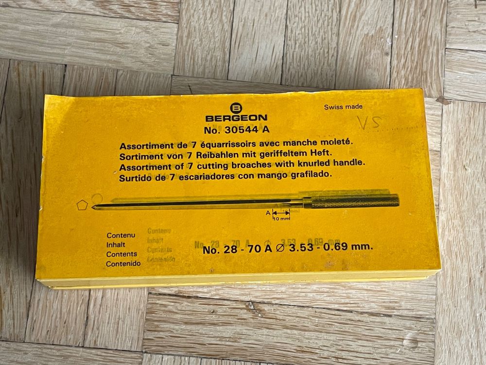 Bergeon 30544 A Reibahlen / Équarissors | Kaufen auf Ricardo