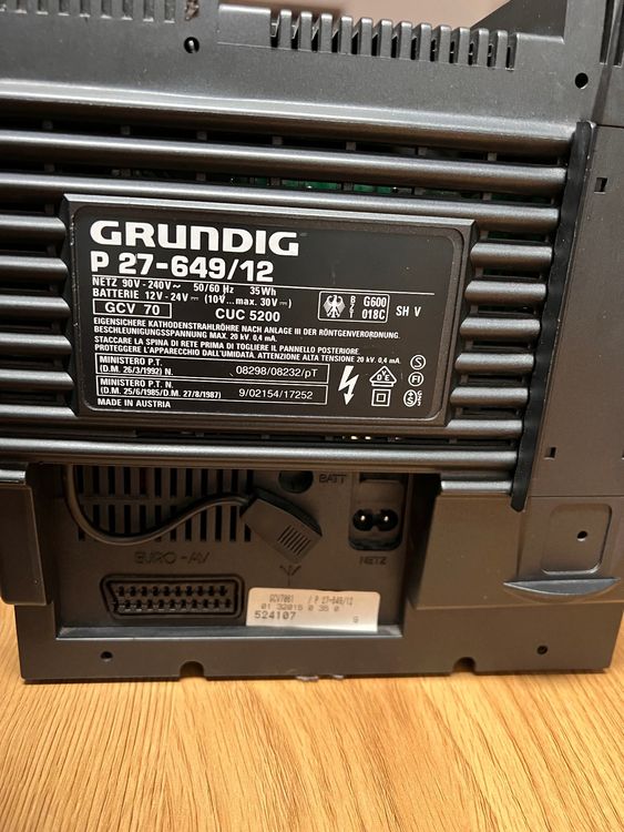 Grundig CRT TV / Monitor / Bildschirm (Gebraucht) in Urtenen-Schönbühl ...