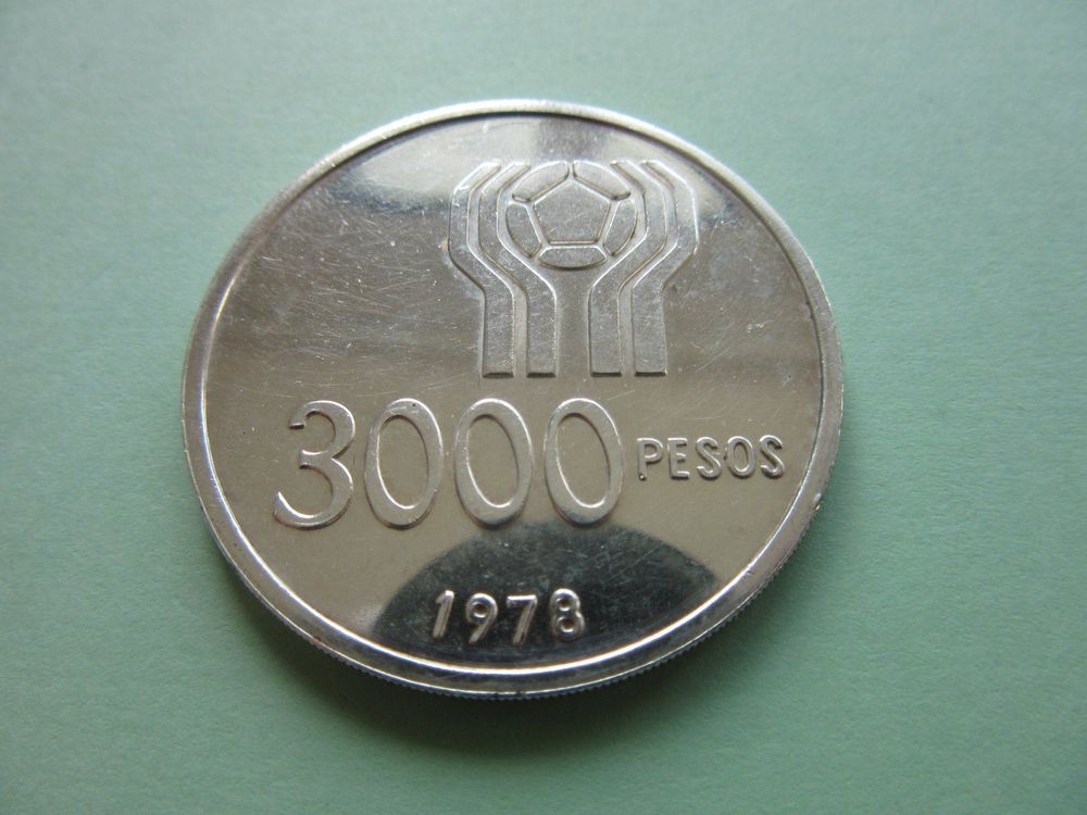 Münze 3000 Pesos 1978 (Silber 900) | Kaufen auf Ricardo