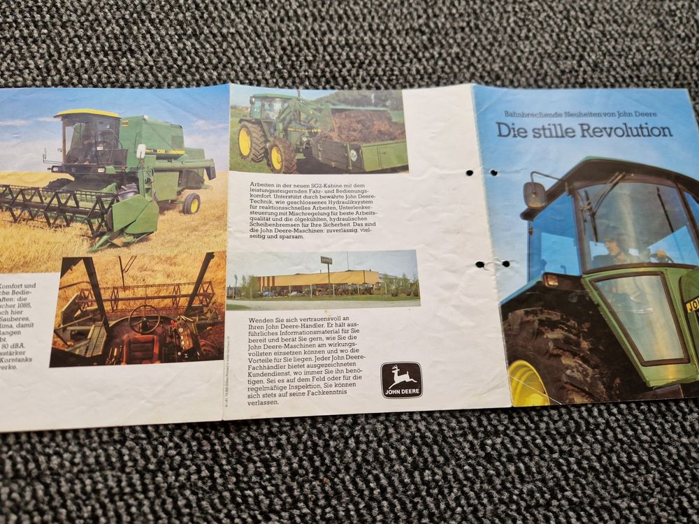 Original Prospekt John-Deere Traktoren (Gebraucht) in Dürnten für CHF ...
