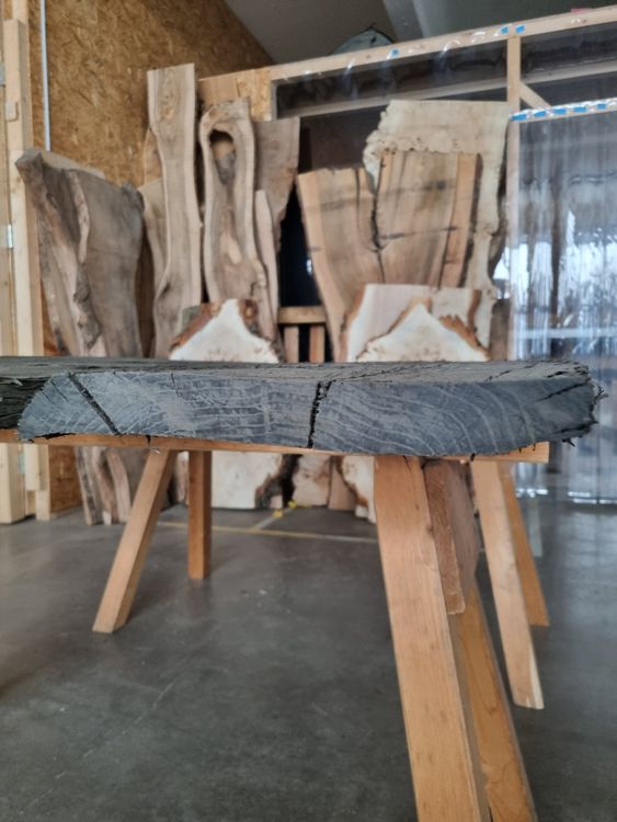 Mooreiche Bretter Unikat Edelholz Deko Tisch 4 Stk 32 mm Set (Gebraucht ...