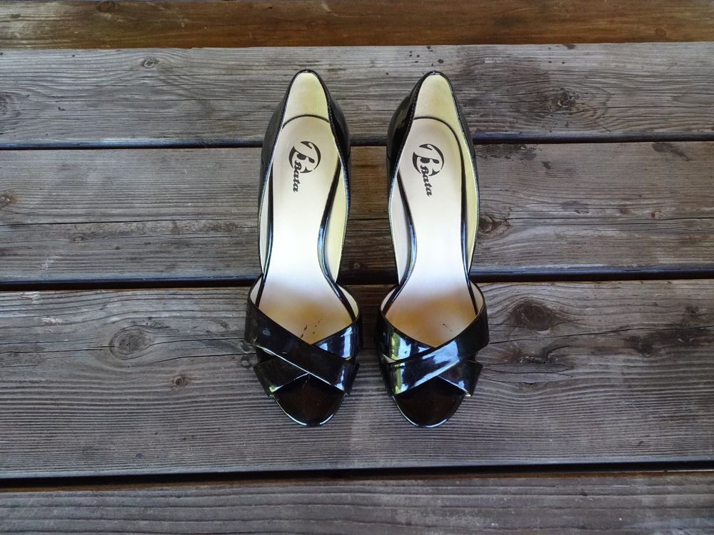 Uni schwarze Lack - Pumps von Bata Gr. 36 - 230922 (Gebraucht) in ...