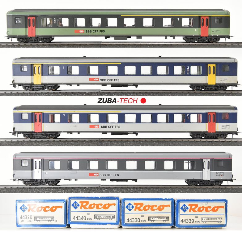 Roco 4x Personenwagen EW II Prototyp der SBB H0 GS, mit OVP | Kaufen auf Ricardo